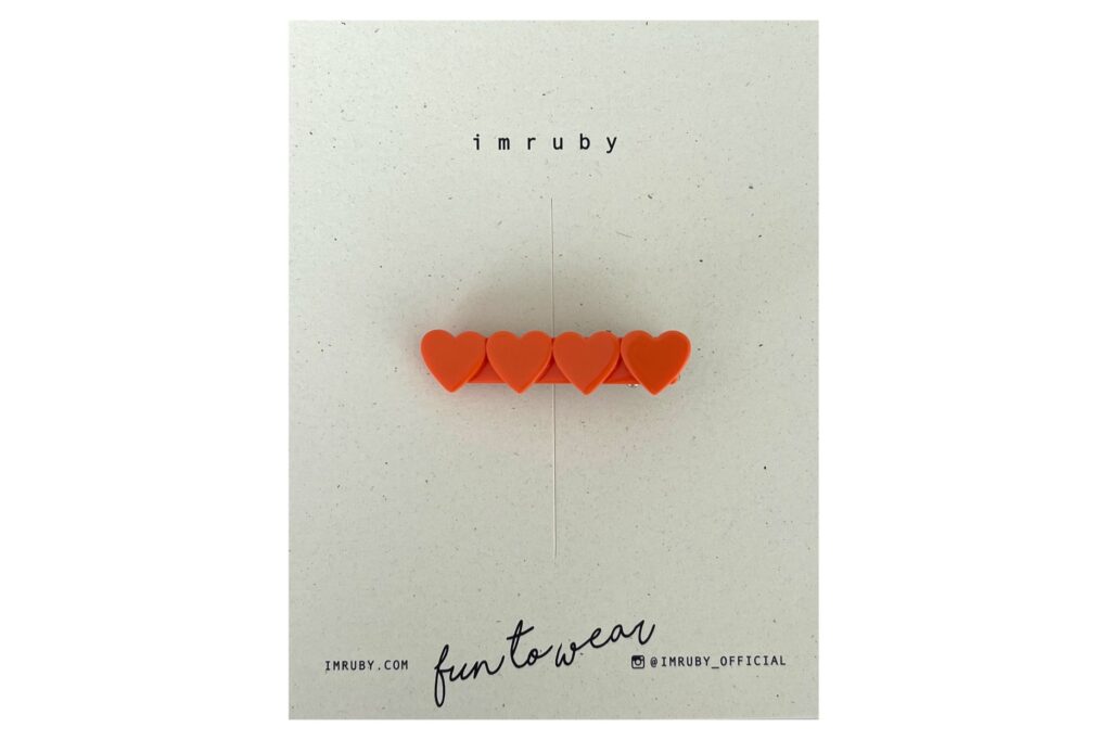 Imruby - Marie heart clip | Little Department Store